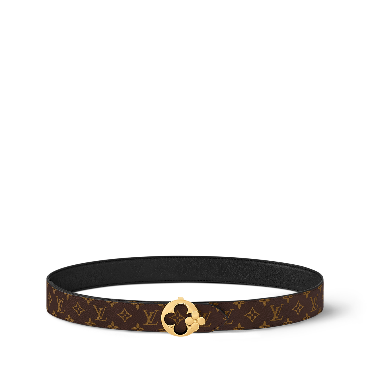 LV Flowergram Round 30mm Reversible Belt Monogram - Women - Accessories | LOUIS VUITTON